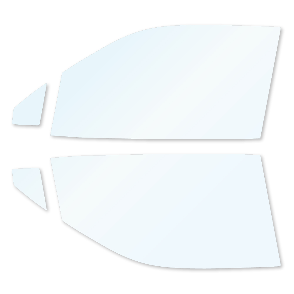 BRAINTEC 透明遮熱フィルム サステナクリア87 ニッサン サクラ (B6AW) カット済みフィルム フロントドアセット : ワールド ...