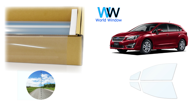 BRAINTEC 透明遮熱フィルム スーパーUV400IR89 スバル インプレッサ スポーツ (GP2) カット済みフィルム フロントドアセット : ワールドウインド株式会社 - 通販 ...