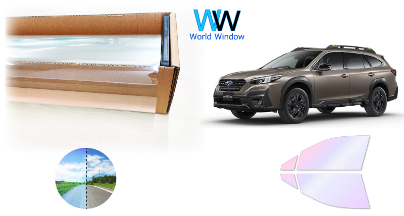 BRAINTEC（ブレインテック） 遮熱 オーロラ グロウゴースト91 スバル レガシィアウトバック (BT5) カット済みフィルム フロントドアセット : ワールドウインド株式会社 - 通販 ...