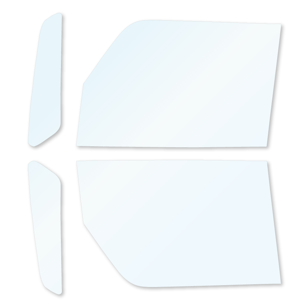 BRAINTEC 透明遮熱フィルム スーパーUV400IR89 ムーヴキャンバス (LA850S/LA860S) カット済みフィルム フロントドアセット : ワールドウインド株式会社 - 通販 ...