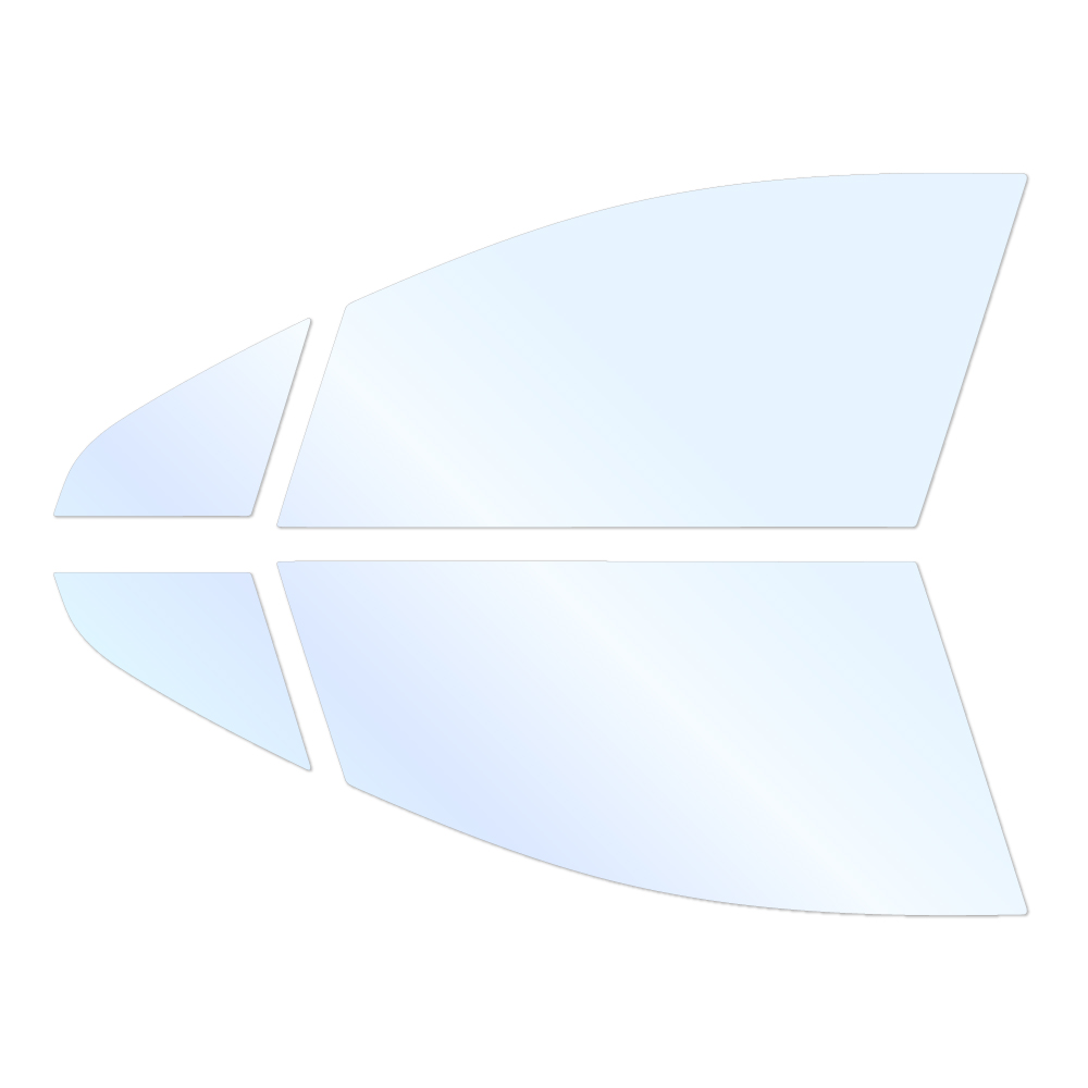 BRAINTEC 遮熱フィルム アイスブルーAR91 ホンダ ストリーム (RN6) カット済みフィルム フロントドアセット : ワールドウインド株式会社 - 通販 - Yahoo!ショッピング