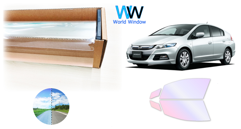 BRAINTEC 遮熱 オーロラ(グロウゴースト91) ホンダ インサイト (ZE2) カット済みフィルム フロントドアセット : ワールドウインド株式会社 - 通販 - Yahoo!ショッピング