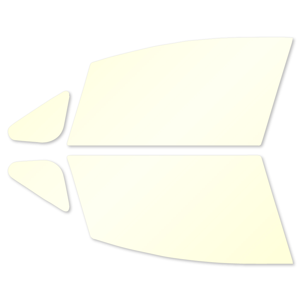 BRAINTEC 透明UVカットフィルム スーパーUV91 ホンダ フィット (GK3) カット済みフィルム フロントドアセット : ワールドウインド株式会社 - 通販 - Yahoo!ショッピング