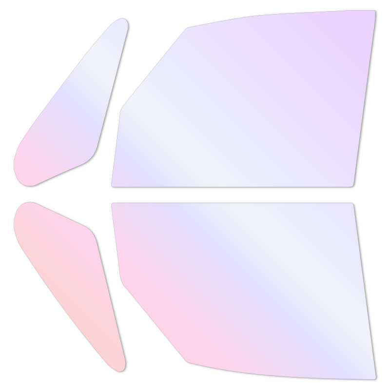 BRAINTEC 遮熱 オーロラ(グロウゴースト91) ホンダ ステップワゴン スパーダ (RP1) カット済みフィルム フロントドアセット : ワールドウインド株式会社 - 通販 ...