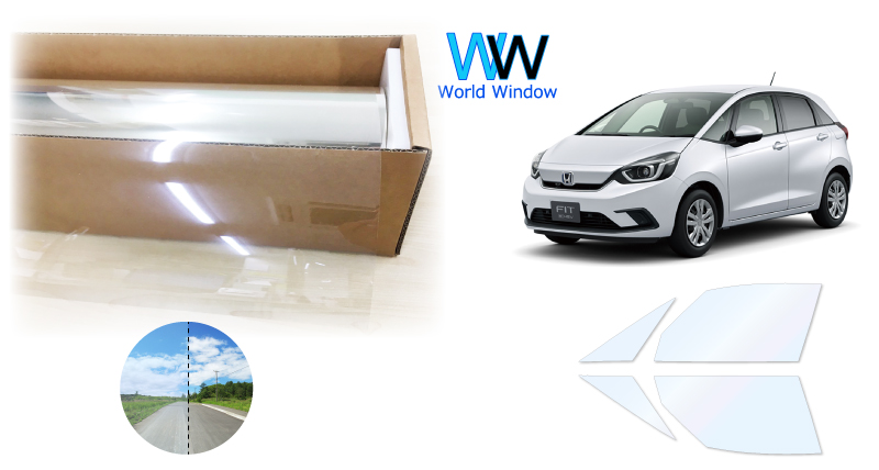 BRAINTEC 遮熱フィルム ゴースト2ネオ ホンダ フィット(FIT) (GR1) カット済みフィルム フロントドアセット : ワールドウインド株式会社 - 通販 - Yahoo!ショッピング