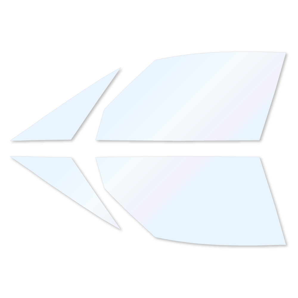 BRAINTEC 遮熱フィルム ゴースト2ネオ ホンダ フィット(FIT) (GR1) カット済みフィルム フロントドアセット : ワールドウインド株式会社 - 通販 - Yahoo!ショッピング