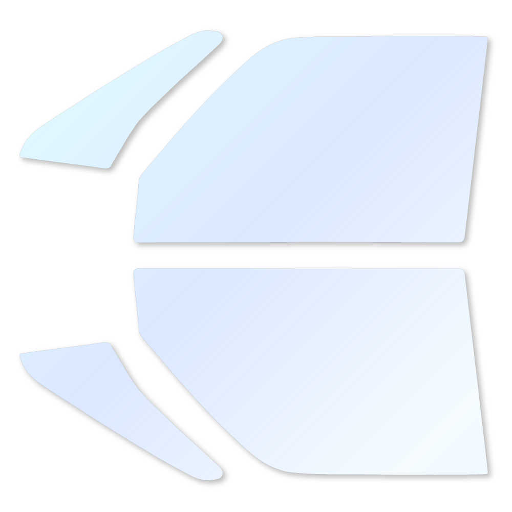 BRAINTEC 遮熱フィルム アイスブルーAR91 ホンダ ステップワゴン (RP6) カット済みフィルム フロントドアセット : ワールドウインド株式会社 - 通販 - Yahoo!ショッピング