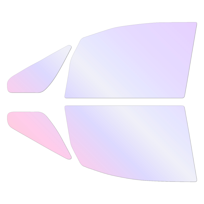 BRAINTEC 遮熱 オーロラ(グロウゴースト91) ミツビシ デリカD:5 (CV1W) カット済みフィルム フロントドアセット : ワールドウインド株式会社 - 通販 - Yahoo ...