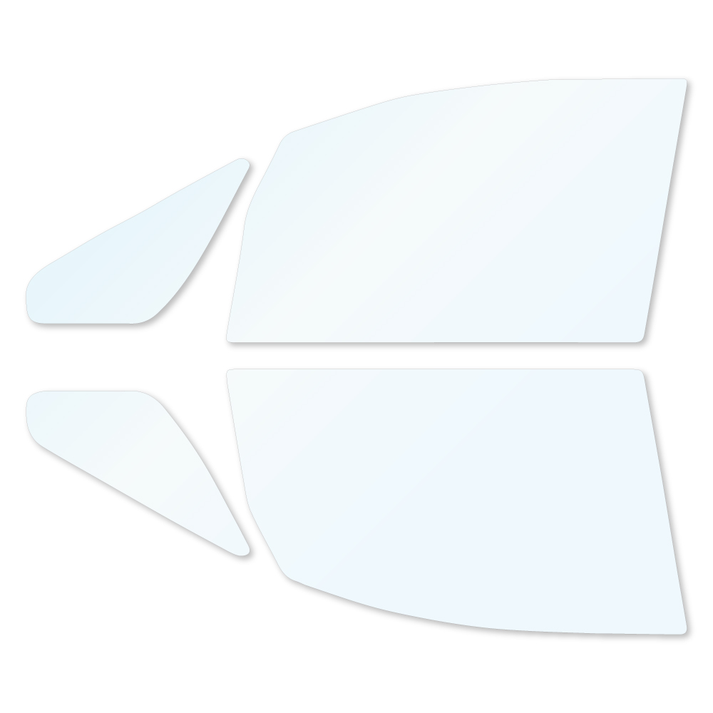 BRAINTEC（ブレインテック） 透明遮熱フィルム スーパーUV400IR87 ミツビシ デリカD:5 (CV1W) カット済みフィルム フロントドアセット : ワールドウインド株式会社 ...