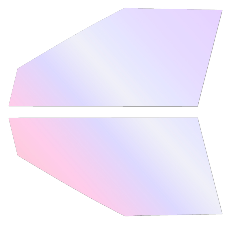 BRAINTEC（ブレインテック） 遮熱 オーロラ(グロウゴースト91) ミツビシ アウトランダー PHEV (GN0W) カット済みフィルム フロントドアセット : ワールドウインド株式会社 ...