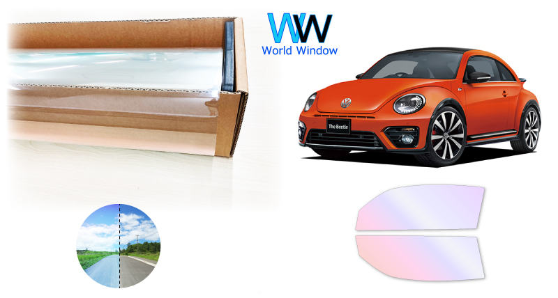 BRAINTEC（ブレインテック） 遮熱 オーロラ(グロウゴースト91) ワーゲン ザ・ビートル (16CBZ) カット済みフィルム フロントドアセット : ワールドウインド株式会社 - 通販 ...