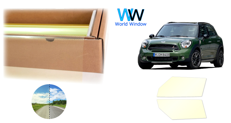 BRAINTEC 透明UVカットフィルム スーパーUV91 MINI ペースマン (R61 SS16) カット済みフィルム フロントドアセット : ワールドウインド株式会社 - 通販 ...