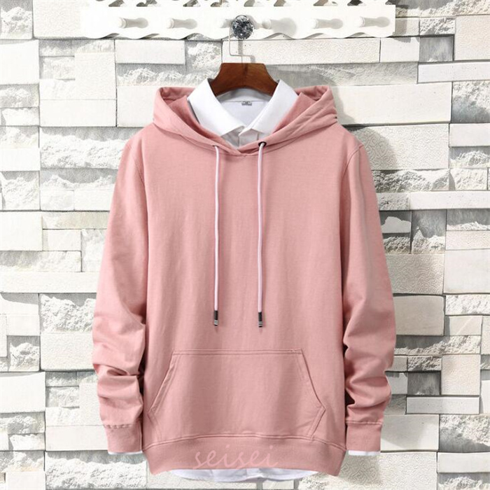 パーカー メンズ 長袖 春 20代 秋 プルオーバー 薄手 トップス