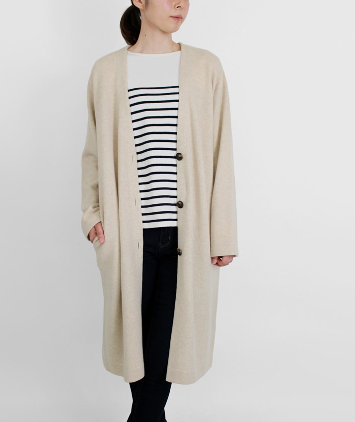 PRODIGAL カシミヤ 100% 釦付き ロングカーディガン 秋 冬 PRODIGAL カシミヤ 100% 釦付き ロングカーディガン 秋 冬