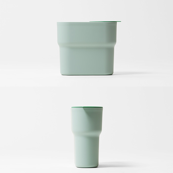 ideaco niko 分別ゴミ箱 イデアコ ゴミ箱 分別 フタなし コンパクト 省スペース デスク パウダールーム 洗面台 モダン おしゃれ : くらしのもり Yahoo!ショッピング店 ...