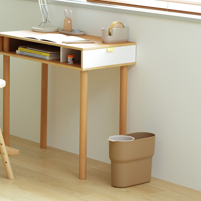 ideaco niko 分別ゴミ箱 イデアコ ゴミ箱 分別 フタなし コンパクト 省スペース デスク パウダールーム 洗面台 モダン おしゃれ : くらしのもり Yahoo!ショッピング店 ...