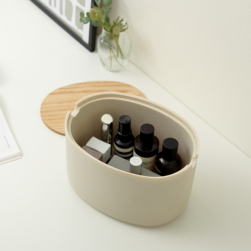 ideaco Oval Box M-High(オーバルボックス エム ハイ) イデアコ オーバルボックス シェーカーボックス 収納ボックス 蓋付き かわいい おしゃれ : くらしのもり ...