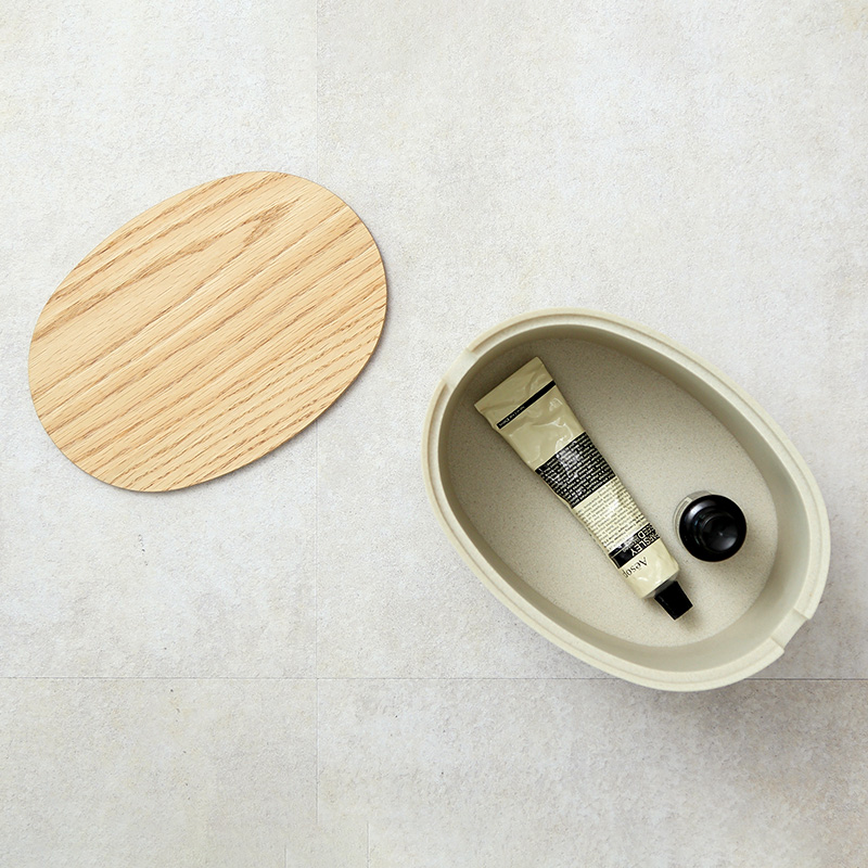 ideaco Oval Box M-High(オーバルボックス エム ハイ) イデアコ オーバルボックス シェーカーボックス 収納ボックス 蓋付き かわいい おしゃれ : くらしのもり ...