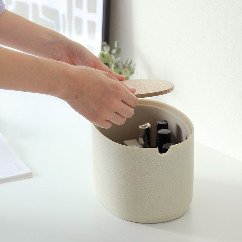 ideaco Oval Box M-High(オーバルボックス エム ハイ) イデアコ オーバルボックス シェーカーボックス 収納ボックス 蓋付き かわいい おしゃれ : くらしのもり ...