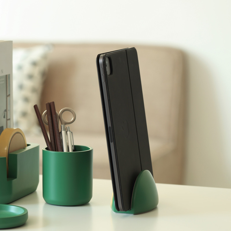 ideaco tablet stand タブレットスタンド タブレット iPad コンパクト ホワイト ベージュ テラコッタ パープル グリーン ブラック イデアコ : くらしのもり ...