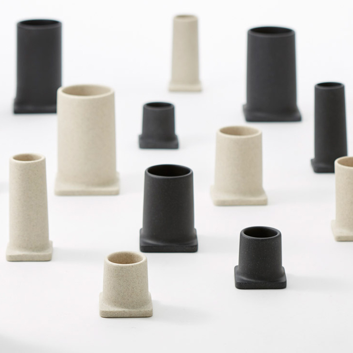 ideaco Tsutsu S ( ツツ ) オーガナイザー リビング 洗面 キッチン 収納 小物入れ ペン立て キッチンツール カトラリー ホワイト ブラック おしゃれ イデアコ : くらし ...