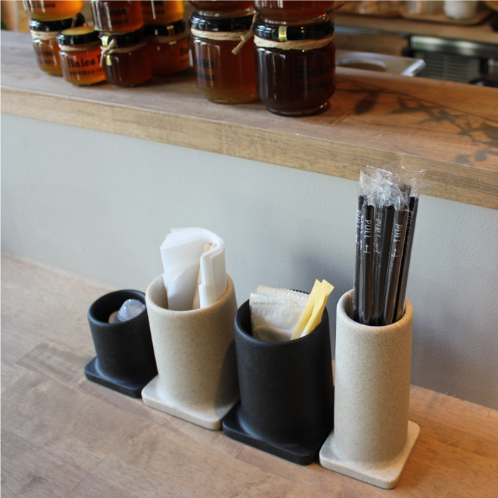 ideaco Tsutsu S ( ツツ ) オーガナイザー リビング 洗面 キッチン 収納 小物入れ ペン立て キッチンツール カトラリー ホワイト ブラック おしゃれ イデアコ : くらし ...