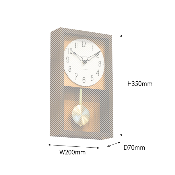 特典付 INTERZERO インターゼロ HINOKI PENDULUM CLOCK ヒノキペンデュラムクロック CH-033BR CH-033CB 振り子時計 時計 掛け時計 シンプル 北欧 ...