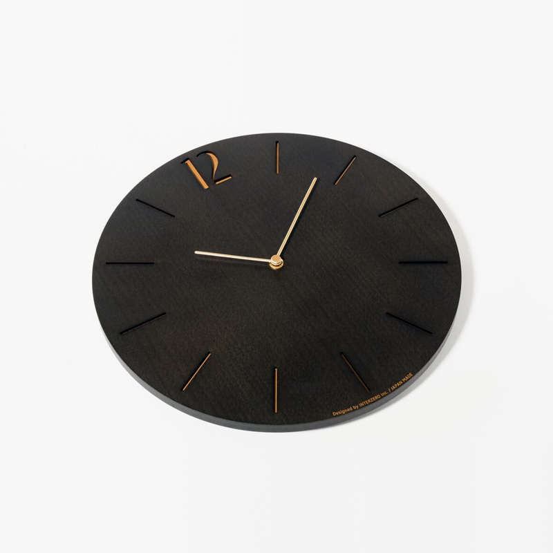 特典付 インターゼロ 電波時計 PROUD CLOCK プラウドクロック 壁掛け時計 置き時計 ウォールクロック ウォルナット ブナ 木製 日本製 CH-065 INTERZERO : くらし ...