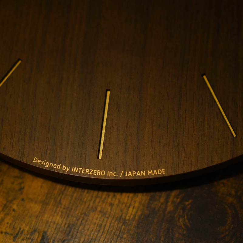 特典付 インターゼロ 電波時計 PROUD CLOCK プラウドクロック 壁掛け時計 置き時計 ウォールクロック ウォルナット ブナ 木製 日本製 CH-065 INTERZERO : くらし ...