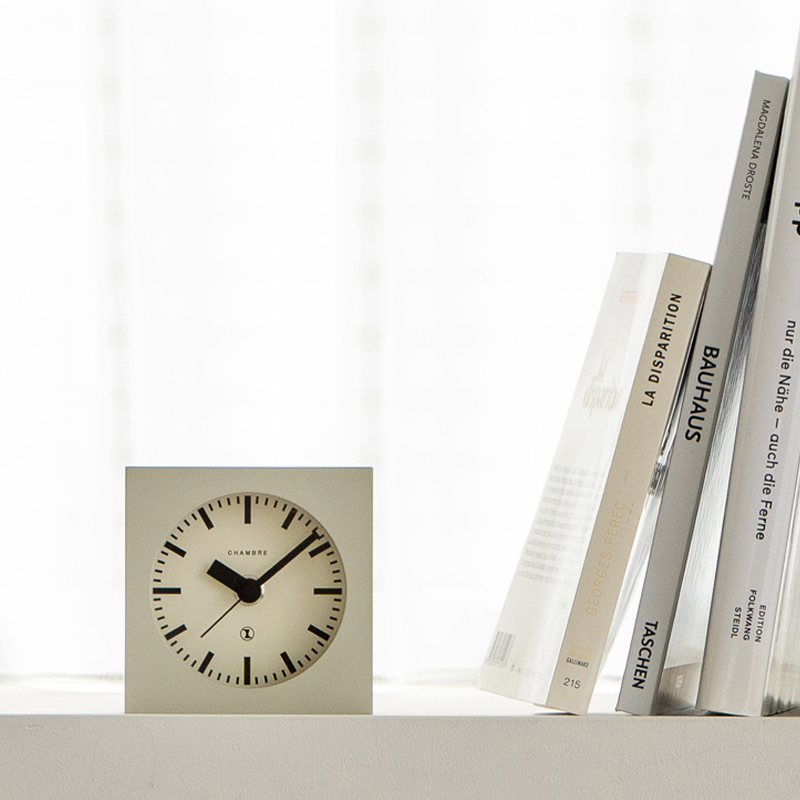 特典付 インターゼロ BLOCK DESK CLOCK ブロックデスククロック 置き時計 CH-069 カラフル ポップ シンプル 小型 軽量 木製 インテリア 日本製 INTERZERO ...