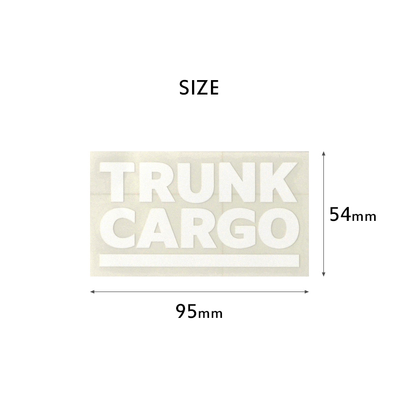 TRUNK CARGO カッティングステッカー ステッカー シール トランクカーゴ 装飾 飾り 貼る 雑貨 RISU リス : くらしのもり ...