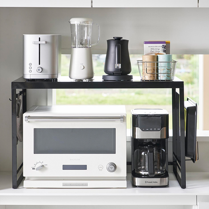 山崎実業 スチールパネル付きレンジラック タワー W75 tower 1483 1484 ホワイト ブラック シリーズ : yj-1483 : くらしのもり Yahoo!ショッピング店 ...