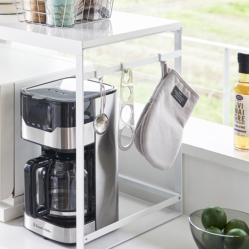 山崎実業 スチールパネル付きレンジラック タワー W75 tower 1483 1484 ホワイト ブラック シリーズ : yj-1483 : くらしのもり Yahoo!ショッピング店 ...