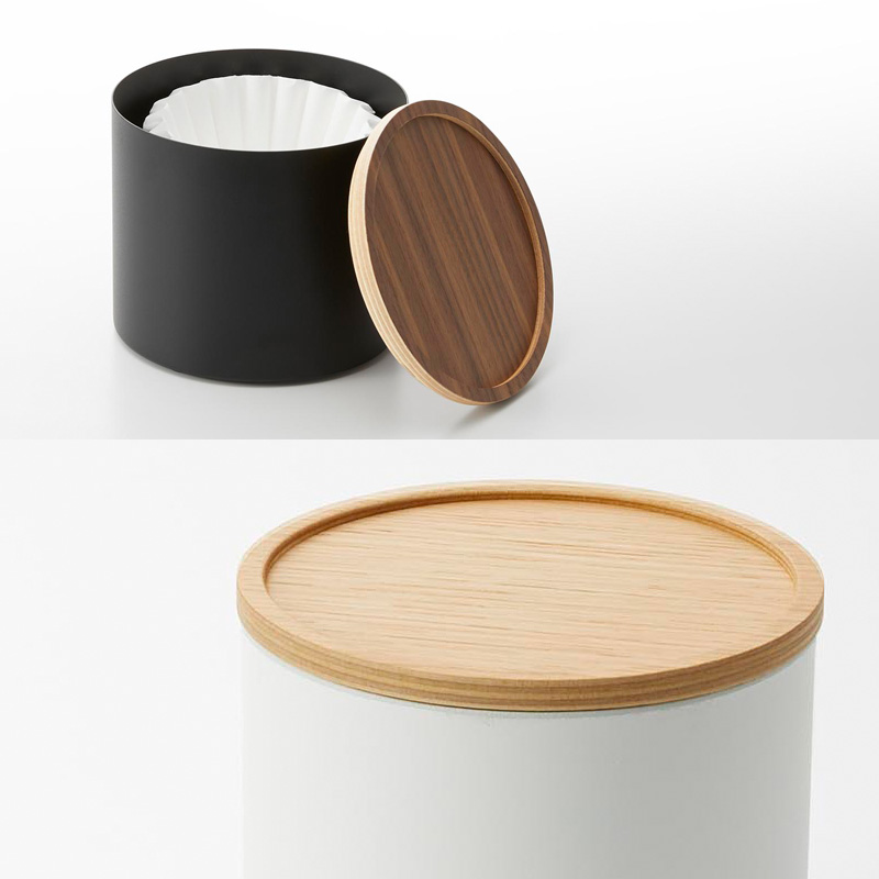 RIN（山崎実業） 特典付 山崎実業 バスケット型コーヒーペーパーフィルターケース リン S RIN 公式 1〜2・2〜4杯用：約75枚収納 ...