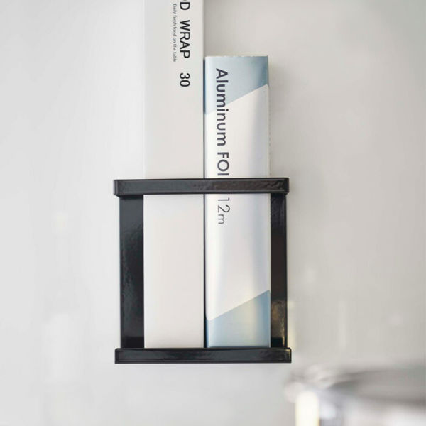 tower 特典付 山崎実業 マグネットラップホルダー タワー スリム 公式 磁石 収納 キッチン 台所 おしゃれ 便利 壁掛け 白 黒 5144 5145 : くらしのもり Yahoo ...