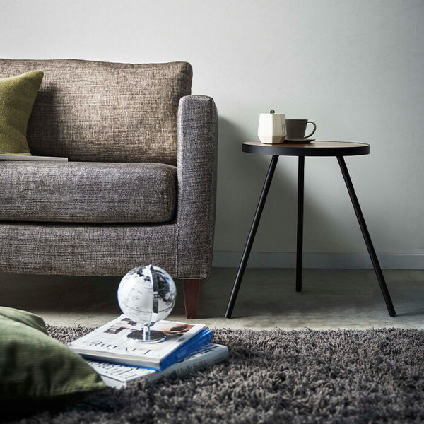 tower 特典付 山崎実業 サイドテーブル タワー 丸型 公式 コーヒーテーブル ナイトテーブル 省スペース 机 5558 5559 白 黒 : くらしのもり Yahoo!ショッピング店 ...