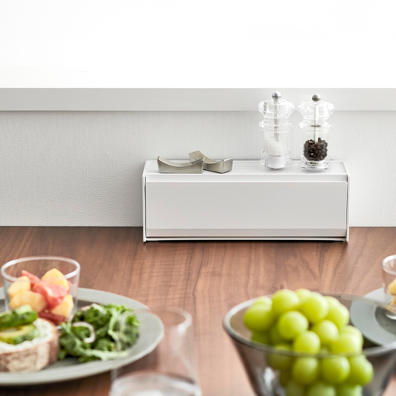 tower 特典付 山崎実業 マグネットカトラリーケース タワー 公式 マグネット カトラリーケース 収納 箸 スプーン フォーク ナイフ トレー 白 黒 8462 8463 : くらしのもり ...