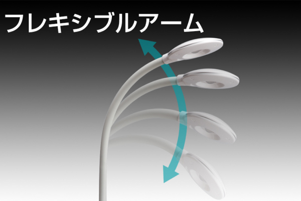 GENTOS ジェントス CP-R268WH ホワイト Lumillionシリーズ 眼の事を考えたデスクライト 明るさ最大320ルーメン ...