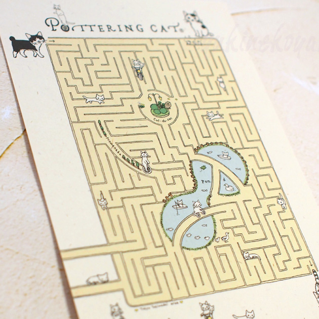 猫のポストカード 猫たちと迷路 ポタリングキャット 絵葉書 絵はがき 文房具 ステーショナリー 猫雑貨 ネコグッズ ねこ キャット :POTA-PC23:猫雑貨の雪猫屋 - 通販 ...