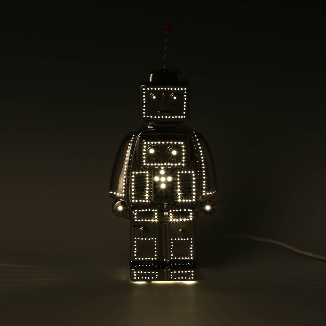 ダルトン ポーセリン ロボット ライトPORCELAIN ROBOT LIGHT CHROME dulton アメリカン雑貨0 レトロ・ミッドセンチュ : dlt-ds-0773cr ...