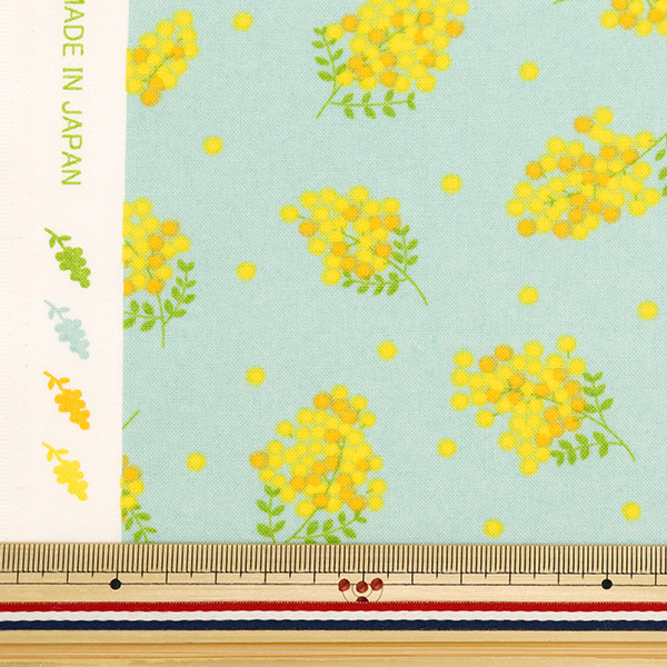 【数量5から】 生地 『シーチング ミモザ ミントグリーン SEMIMO-MIGR』 : ユザワヤ - 通販 - Yahoo!ショッピング