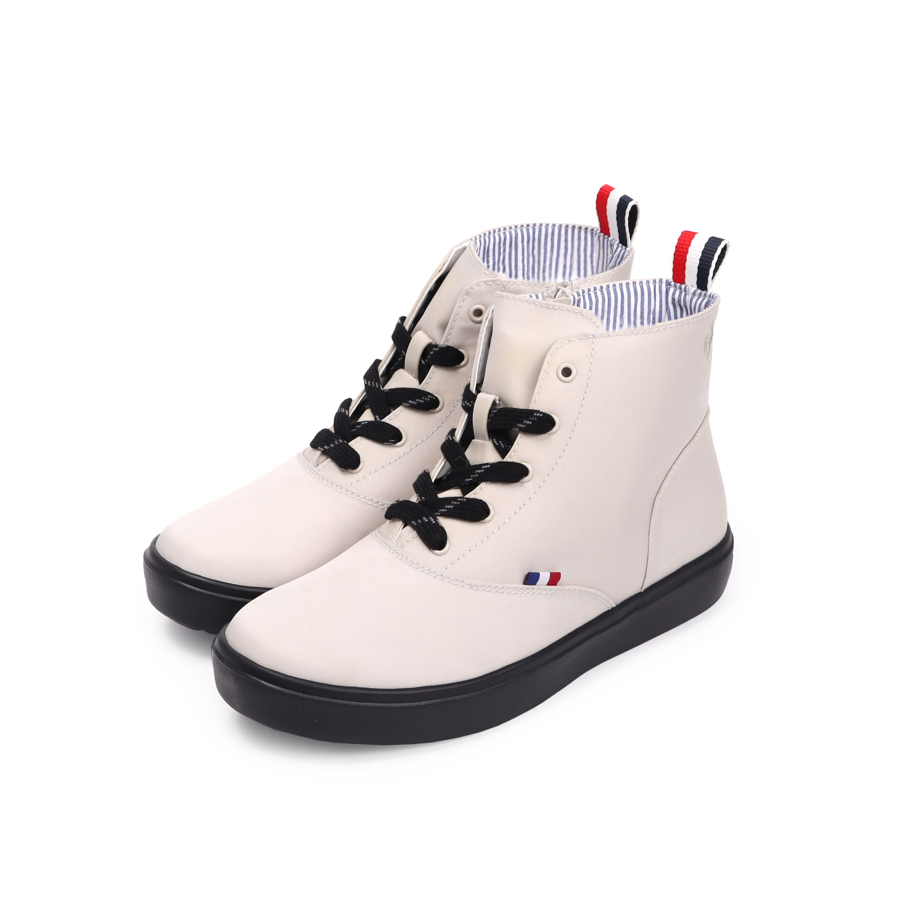 ルコック スニーカー レディースシューズ 2E相当 防水設計 靴 le coq sportif LCS テルナ3 MID R 晴雨兼用 ミッドカット 厚底 ジッパー 軽量 コートモデル レディーススニーカー タウン 旅行 トラベル 婦人靴 ブランド くつ/LU5SRS04LZ le coq sportif（ルコックスポルティフ） ルコック 防水スニーカー