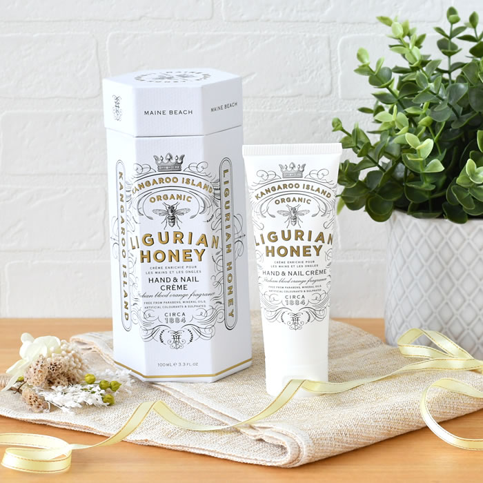 リグリアンハニー LIGURIAN HONEY ハンド＆ネイルクリーム 100ml 5本セット 42565-7.jpg