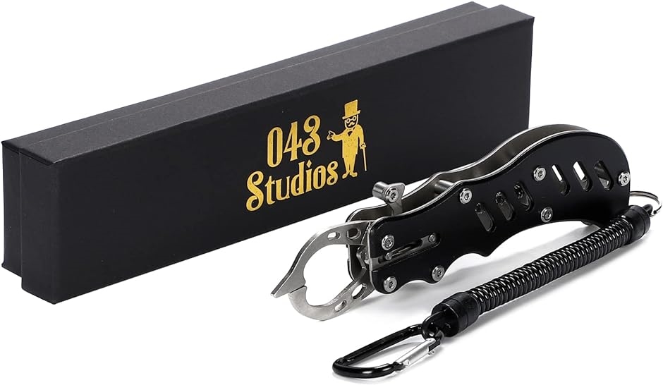 フィッシュグリップ 釣り好きの人へのプレゼント おしゃれな箱付き 軽量 アルミ製 サビに強い 防錆 滑り止め アジング MDM( ブラック) : ゼブランドショップ - 通販 - Yahoo ...