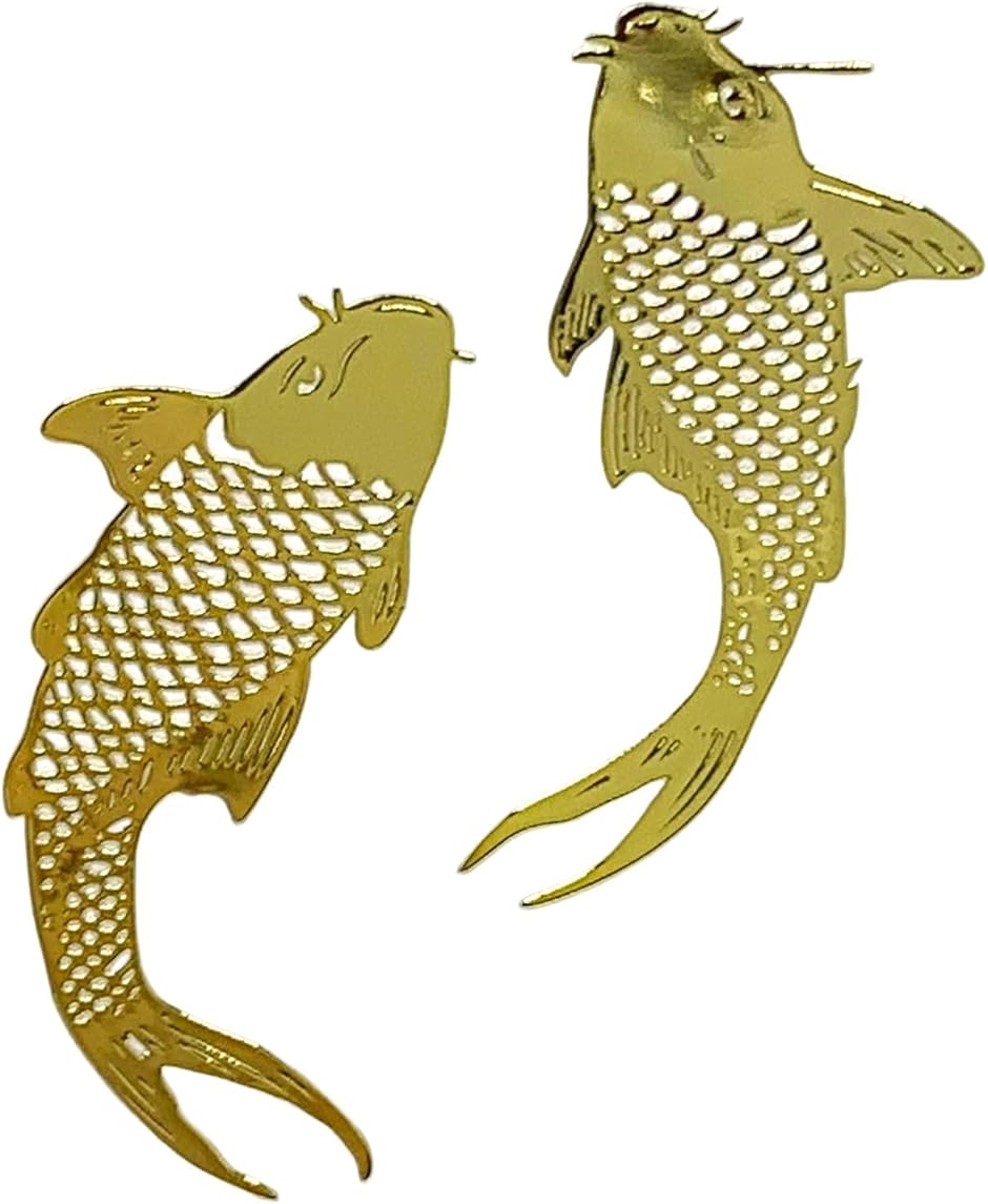 ゴールド 金の錦鯉 ニシキゴイ 鯉の滝登り 6x5cm シール 5枚E515 : ゼブランドショップ - 通販 - Yahoo!ショッピング