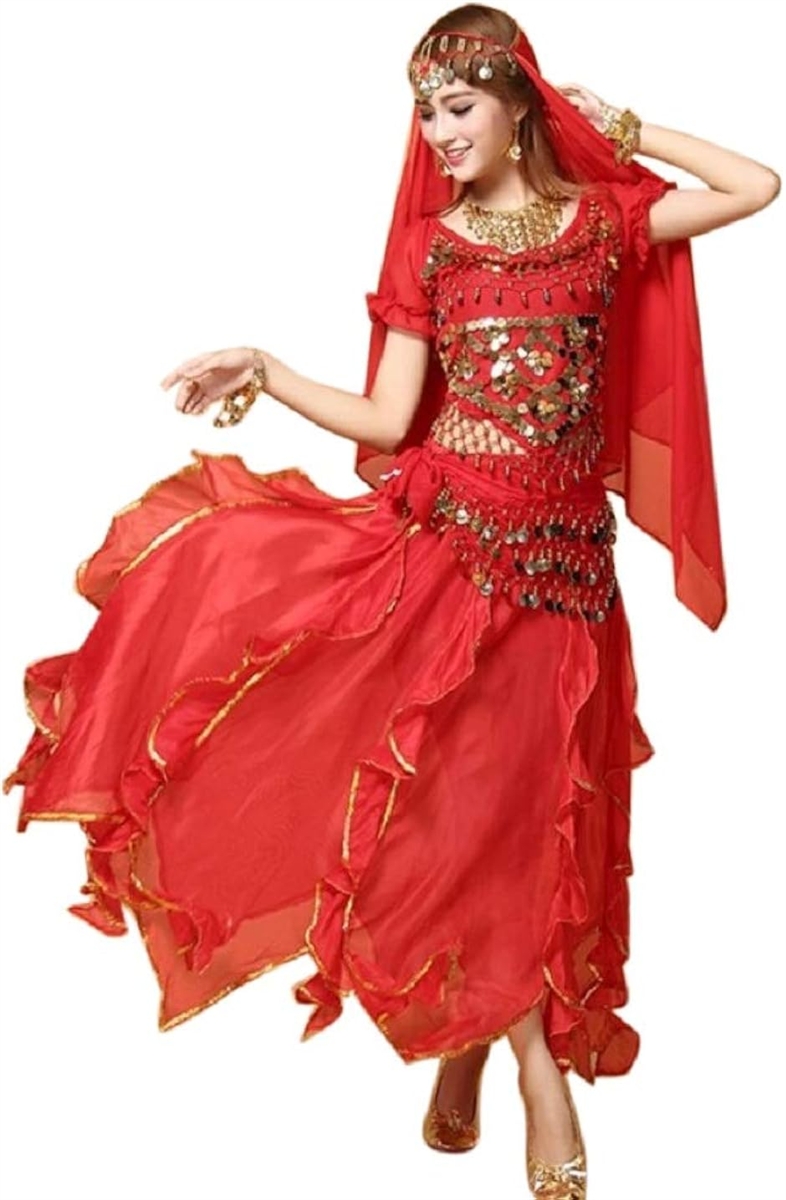 アラジン コスプレ 衣装 4点 ハロウィン イベント ベリーダンス アラブ 女王 e447( レッド) : ゼブランドショップ - 通販 - Yahoo!ショッピング