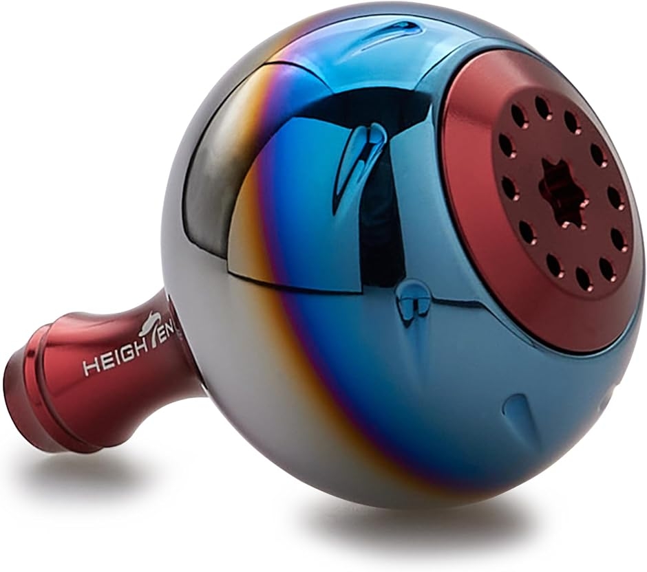 38mm リール ハンドル ノブ シマノ ダイワ 通用 Shimano Type Daiwa S用 MDM(38mm - ワインレッド ...