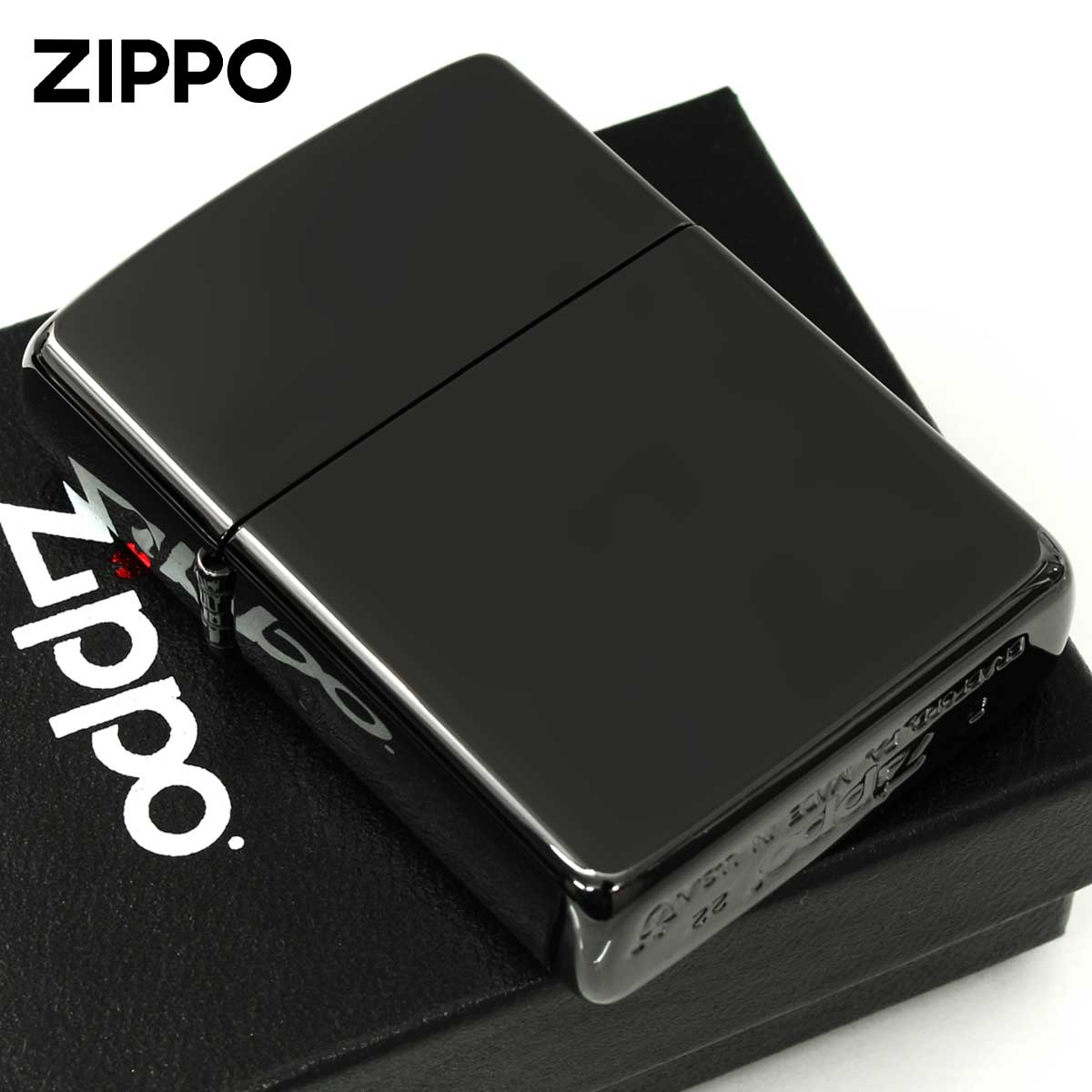 ZIPPO（ジッポー） ジッポライター アーマー N8 ブラックチタン サイドロゴ アップ ARMOR Side Logo up ...