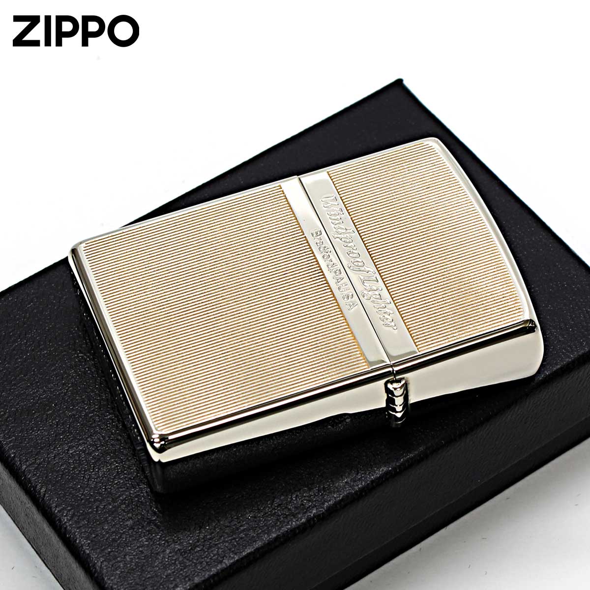 Zippo ジッポライター シェル カラーライン 貝 両面加工 ゴールド SHELL LINE GD プレゼント 贈り物 女性 かわいい ...