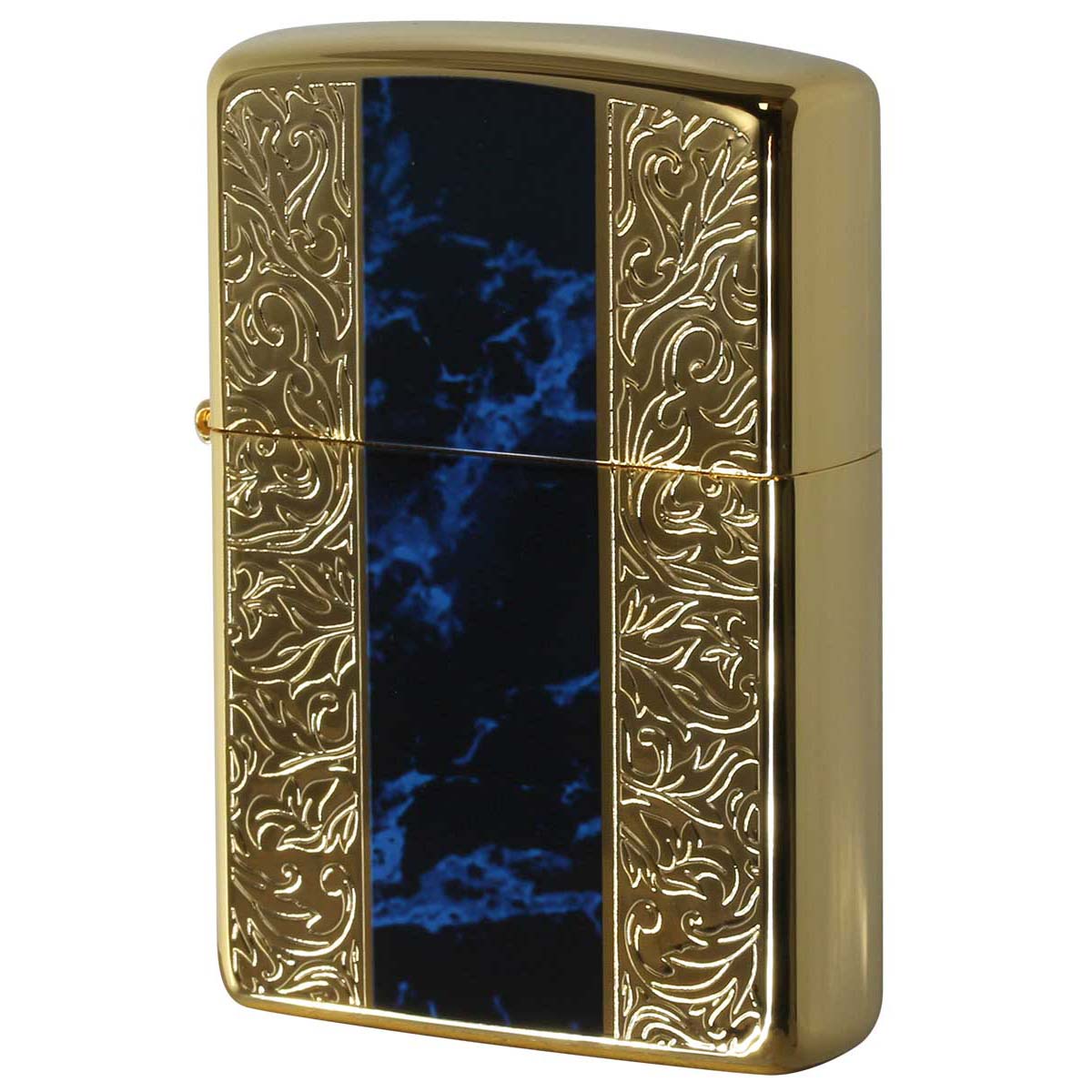 ZIPPO Zippo ジッポライター ブルー マーブル 大理石調 両面加工 金メッキ Marvel 2G-BLMT : Zippo専門店 ...